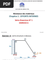 Exercices corrigés sur les portiques RDM | PDF