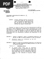 EO 77: Travel Allowance Guidelines | PDF | Business | Social Science