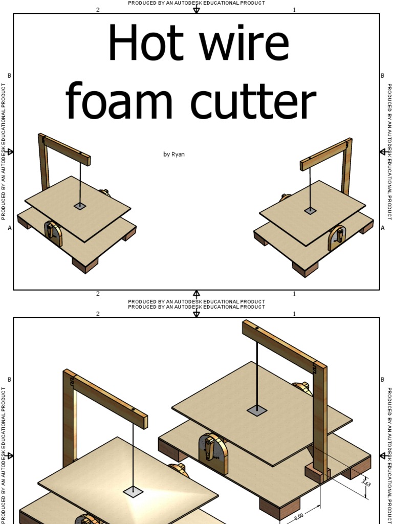 Foam Cutter Design Plans | PDF | Autodesk | Computer File