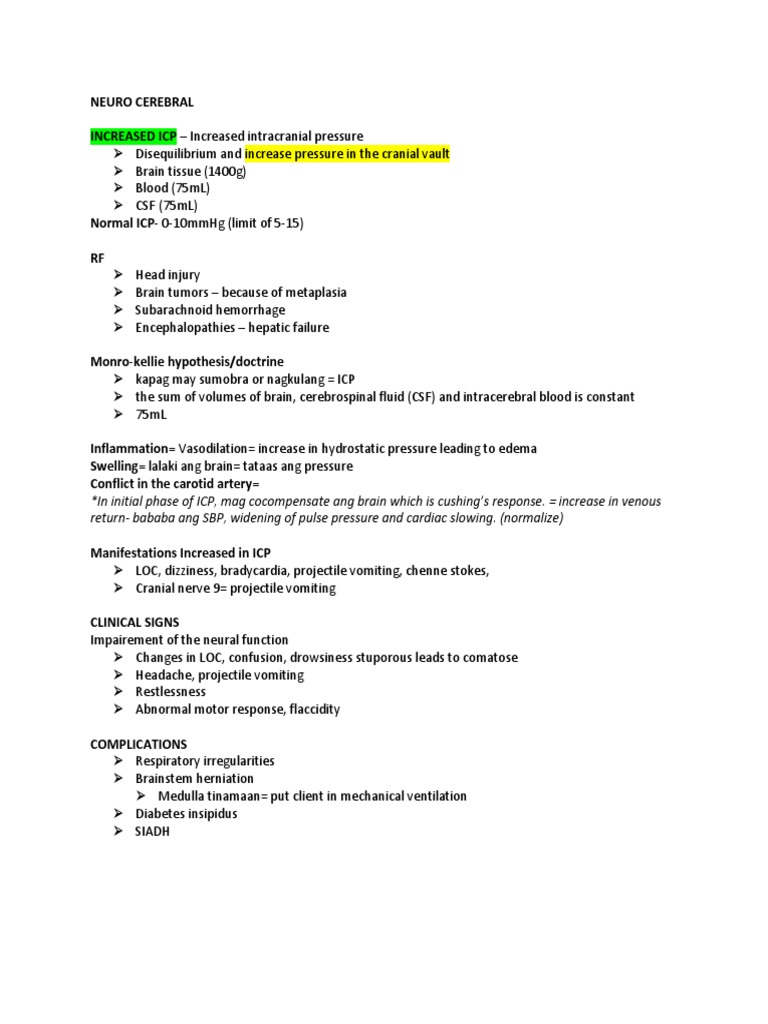 Neuro Reviewer 2 | PDF | Traumatic Brain Injury | Stroke