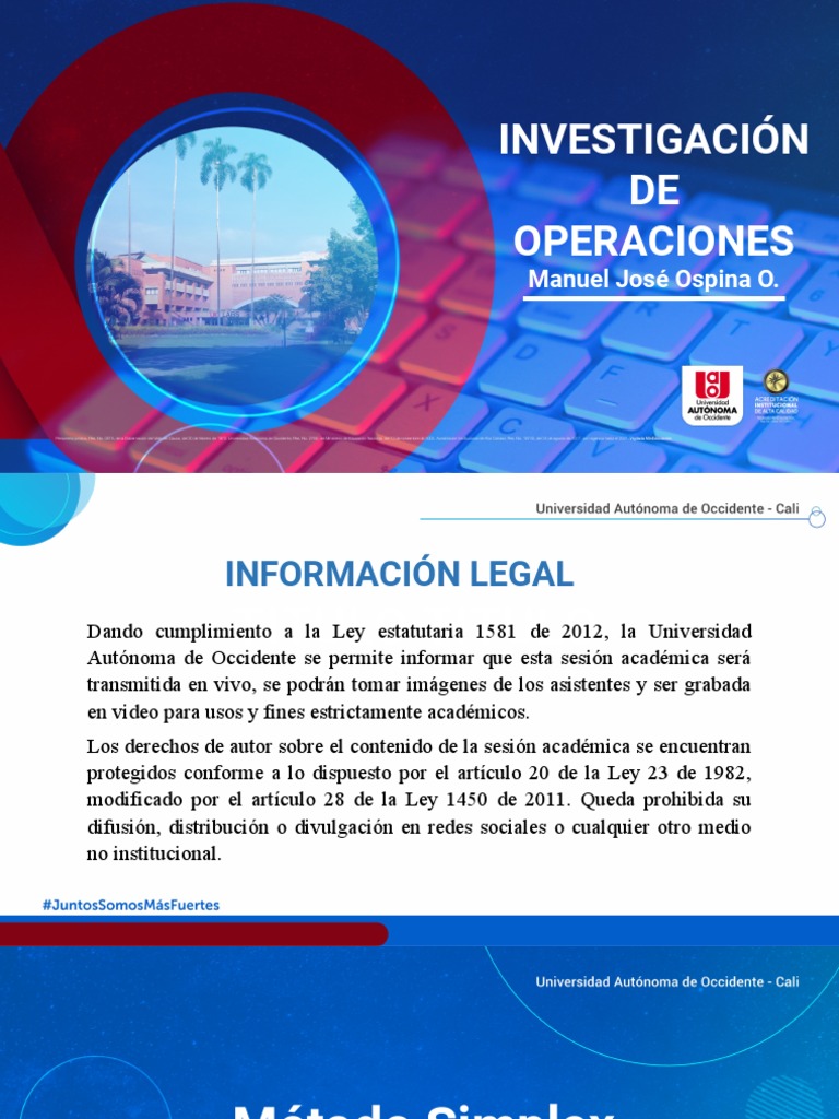 Presentacion Metodo Simplex | PDF