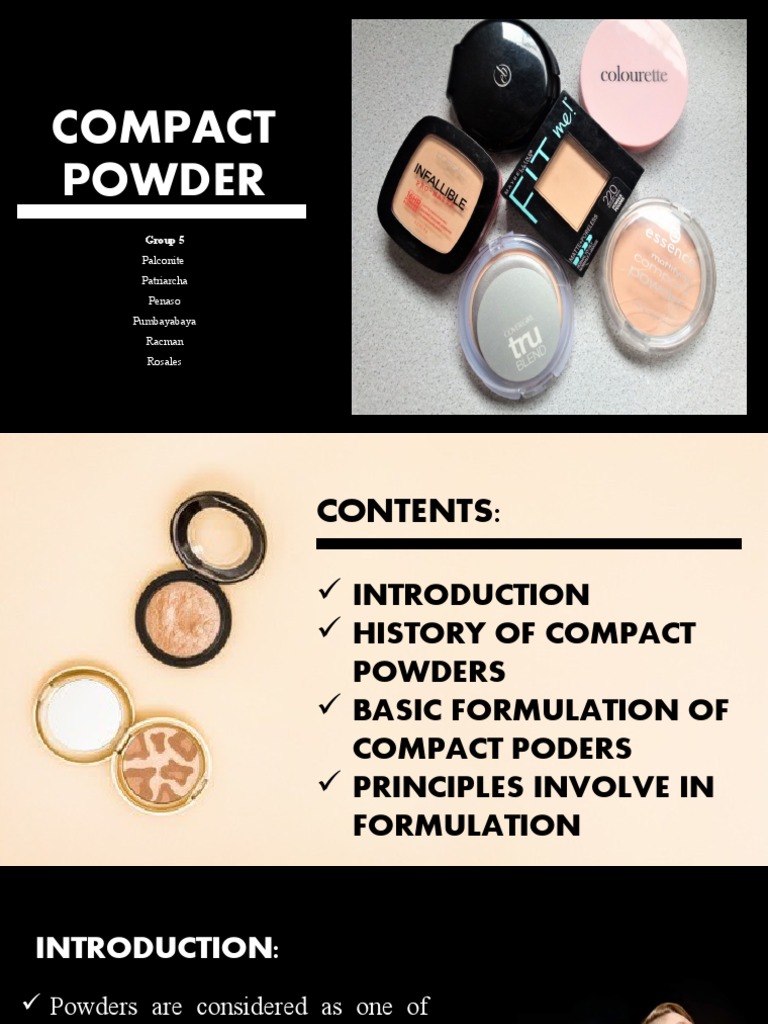 Compact Powder Formulation Guide | PDF | Chemical Compounds | Chemistry