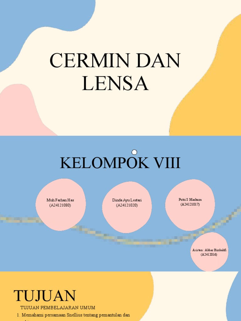KLP 8 Percobaan Cermin Dan Lensa | PDF