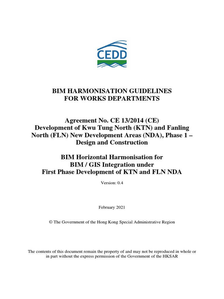 BIM Harmonisation Guidelines For WDs | PDF