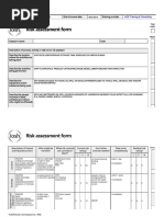 Iosh Risk Assessment PDF | PDF | Ships | Risk