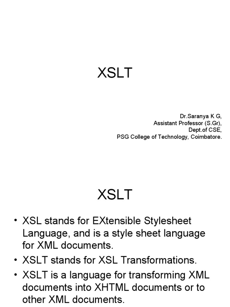DR - Saranya K G, Assistant Professor (S.GR), Dept - of CSE, PSG College of Technology ...