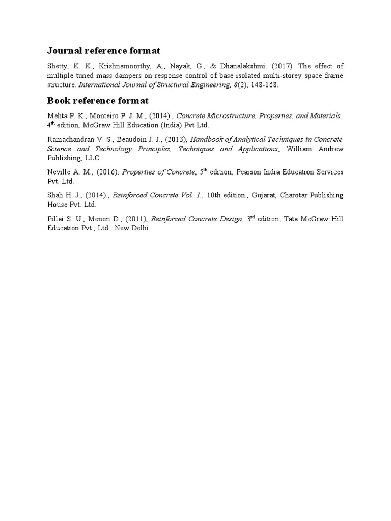 Journal Reference Format: Science and Technology Principles, Techniques ...