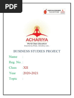 Acknowledgement For Project | PDF