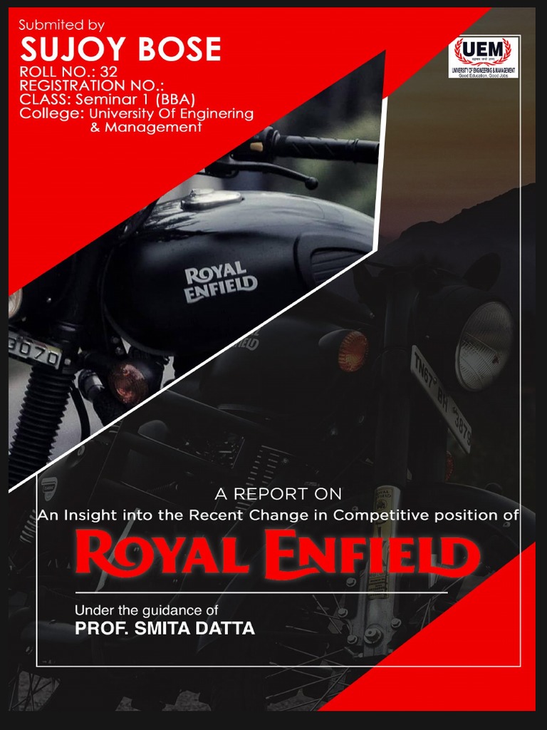 Project Royal Enfield Full | PDF | Motor Vehicle | Vehicles