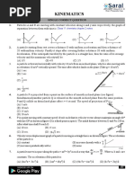 Constrained Motion Question Bank | PDF | Tension (Physics) | Acceleration