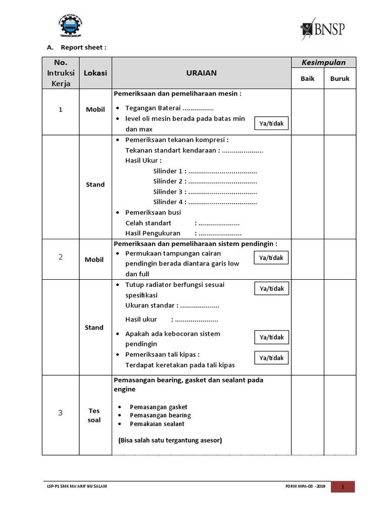 Report Sheet EMS | PDF