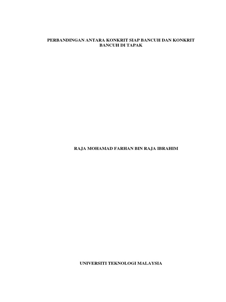 Kajian Konkrit | PDF