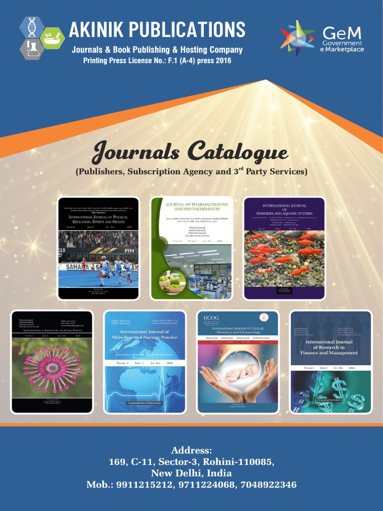 Akinik Publications: Journals Catalogue | Download Free PDF ...