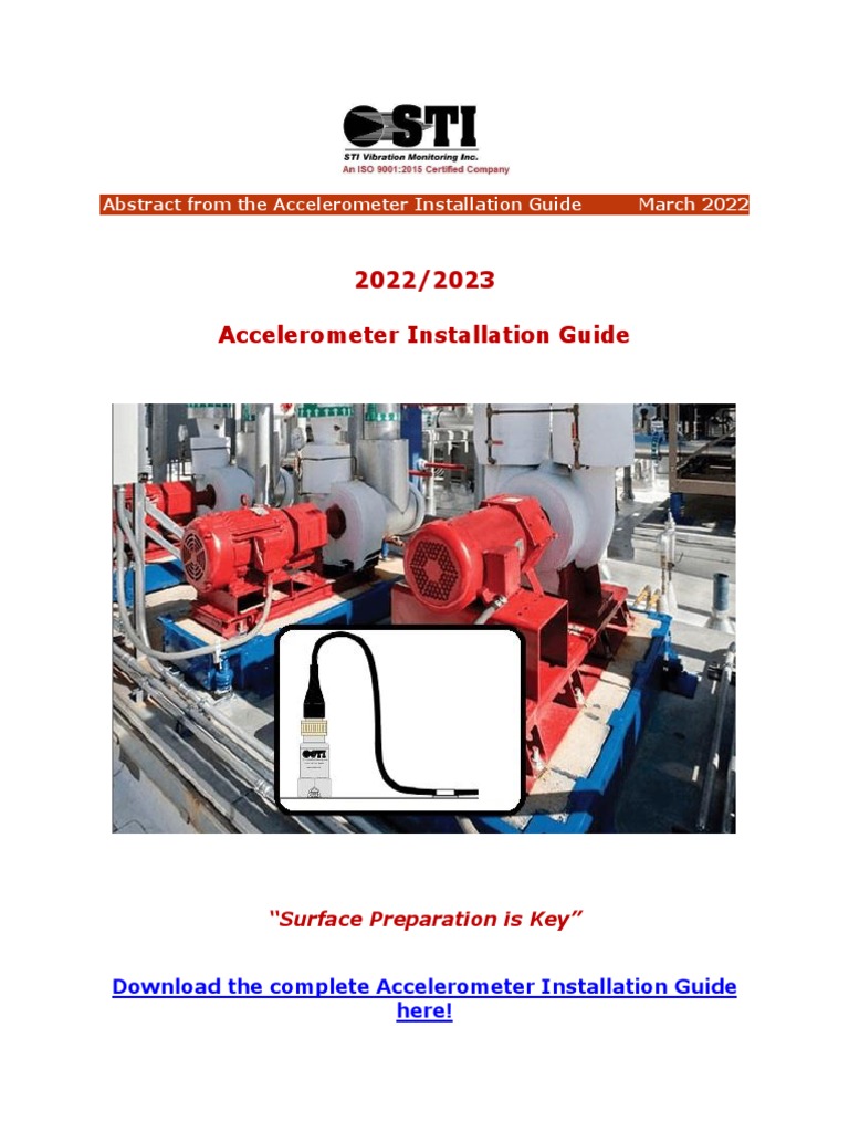 Accelerometer Mounting Guide | PDF | Accelerometer | Adhesive