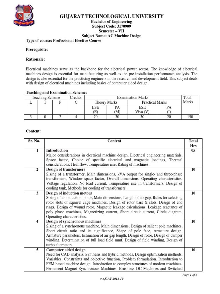Design of AC Machines: A Guide to the Principles, Methods, and Computer ...