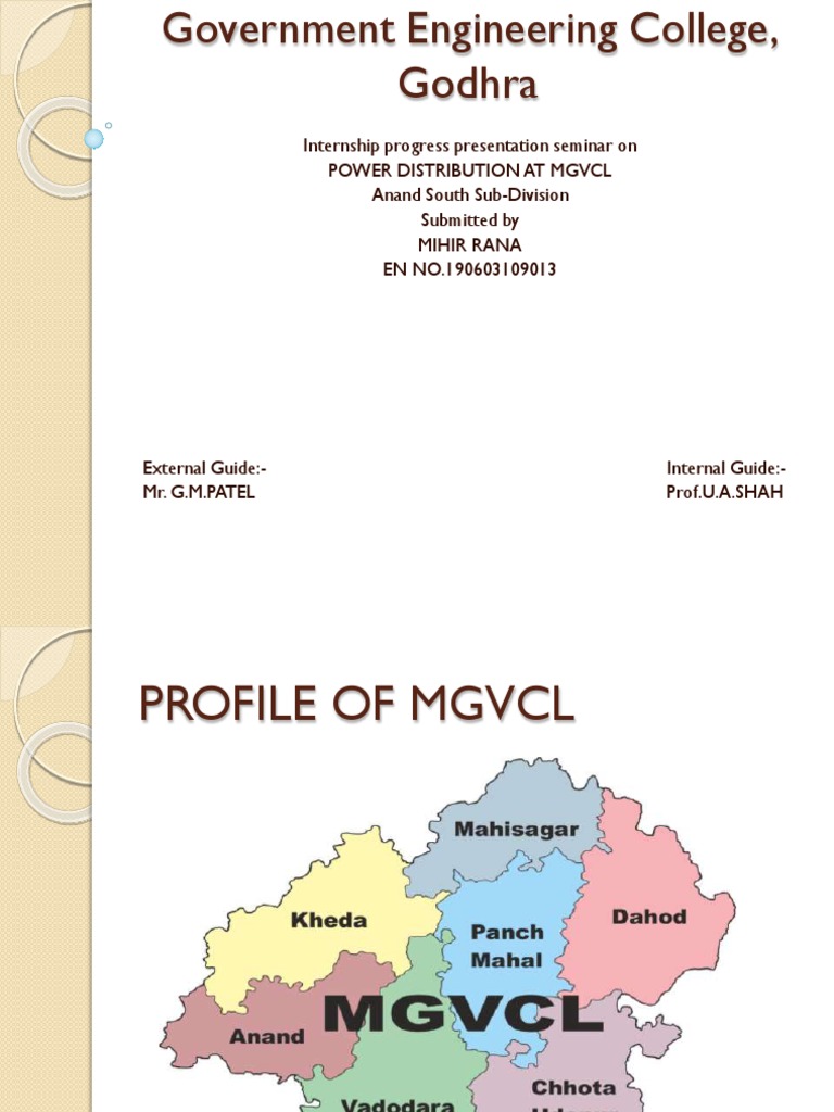 An Insightful Overview of Power Distribution Operations at MGVCL South ...