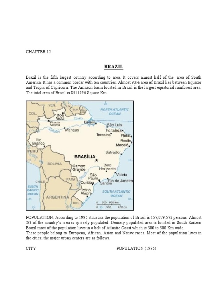 CHAPTER 12 Brazil | PDF | Brazil | South America