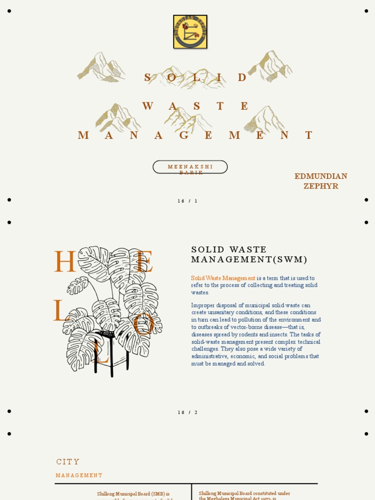 Solid Waste Management | PDF | Waste Management | Waste