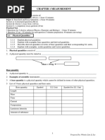 IGCSE Physics Worksheet-Measurement | PDF | Observational Error | Force