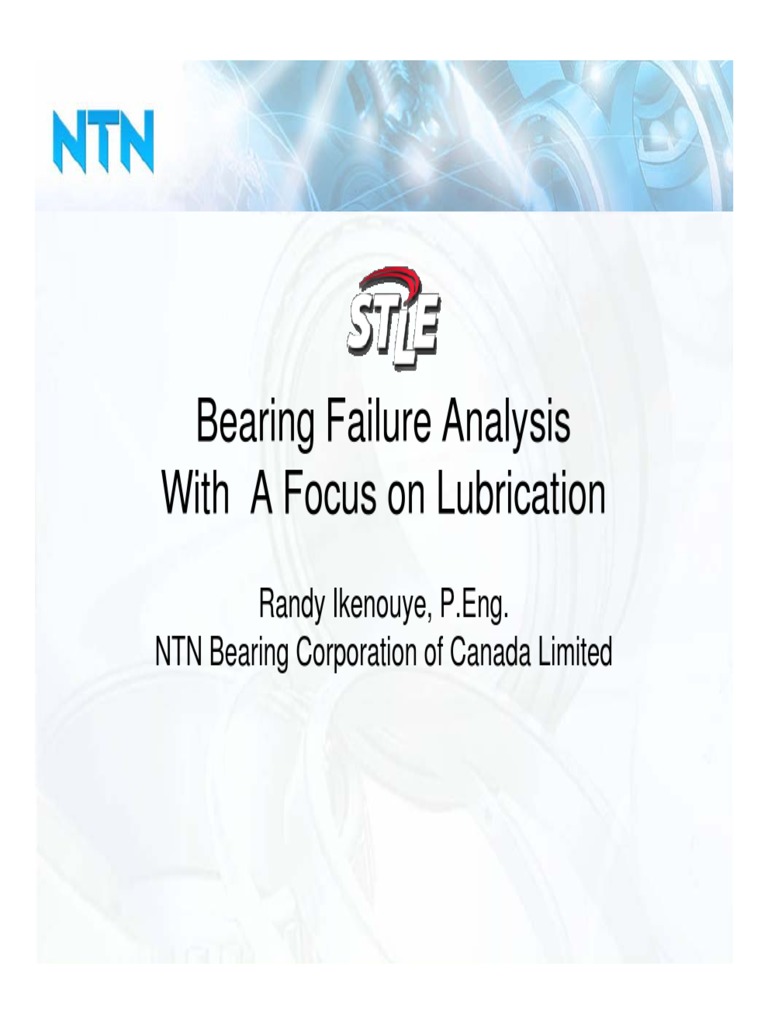 Lubrication Impact on Bearing Failures | PDF | Bearing (Mechanical ...