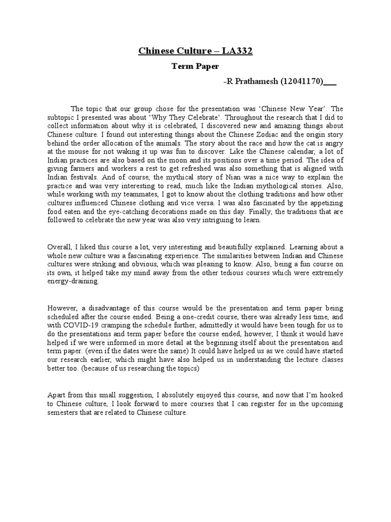 Understanding Chinese New Year Traditions | PDF