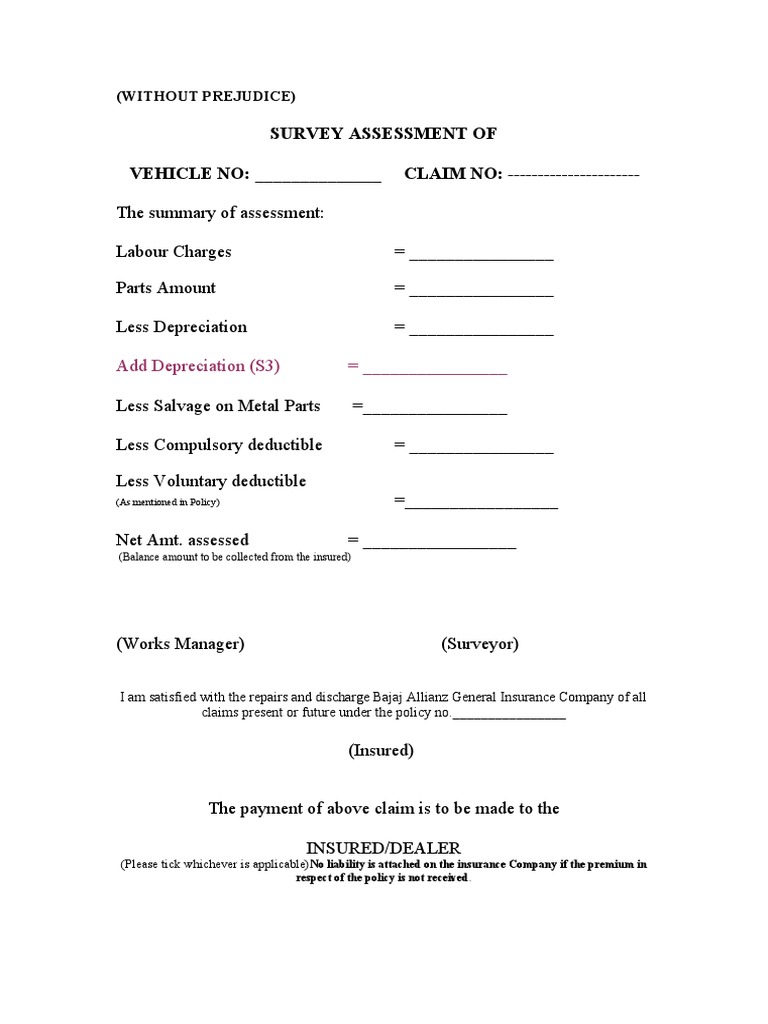 Claim Cost Approval Sheet Format New | PDF