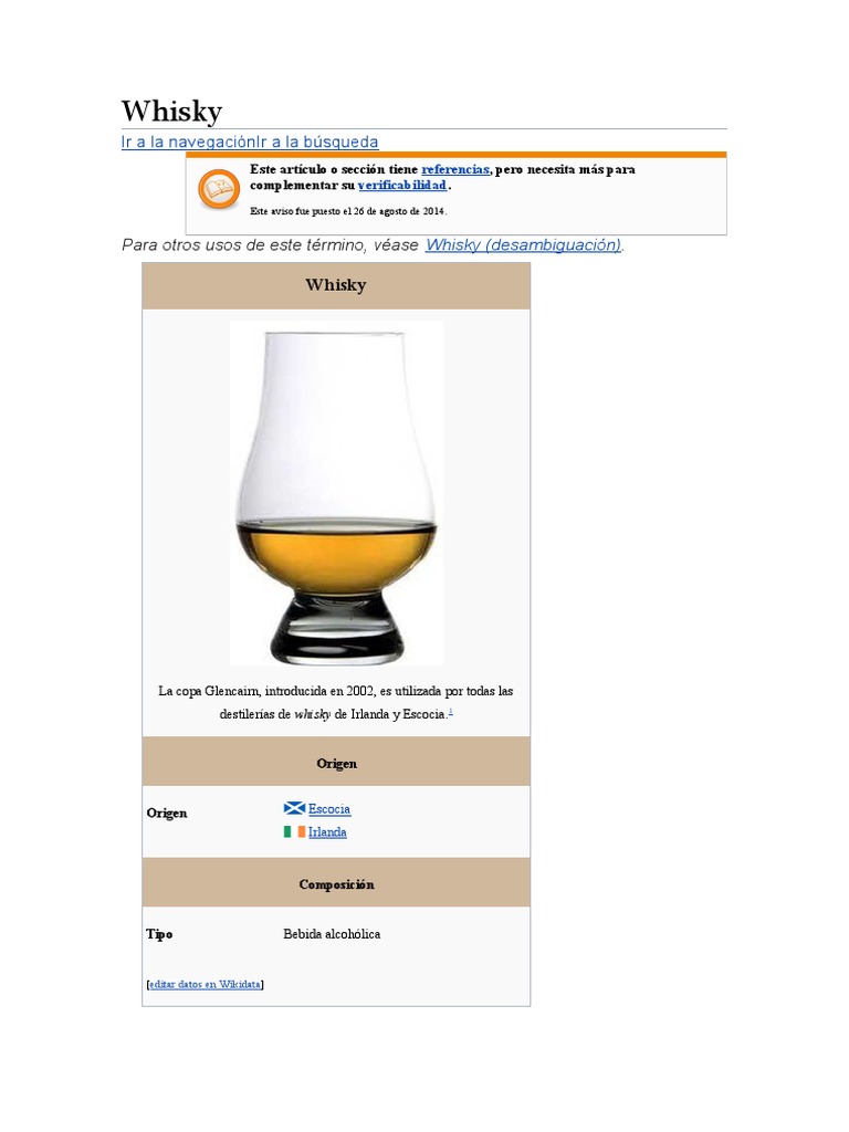 Whisky | PDF | Whisky | Bebidas alcohólicas