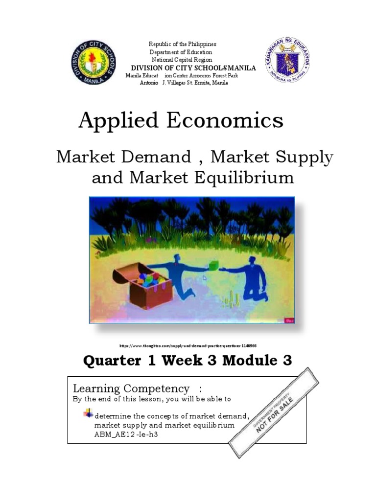 Market Demand, Supply, and Equilibrium | PDF | Demand | Supply (Economics)