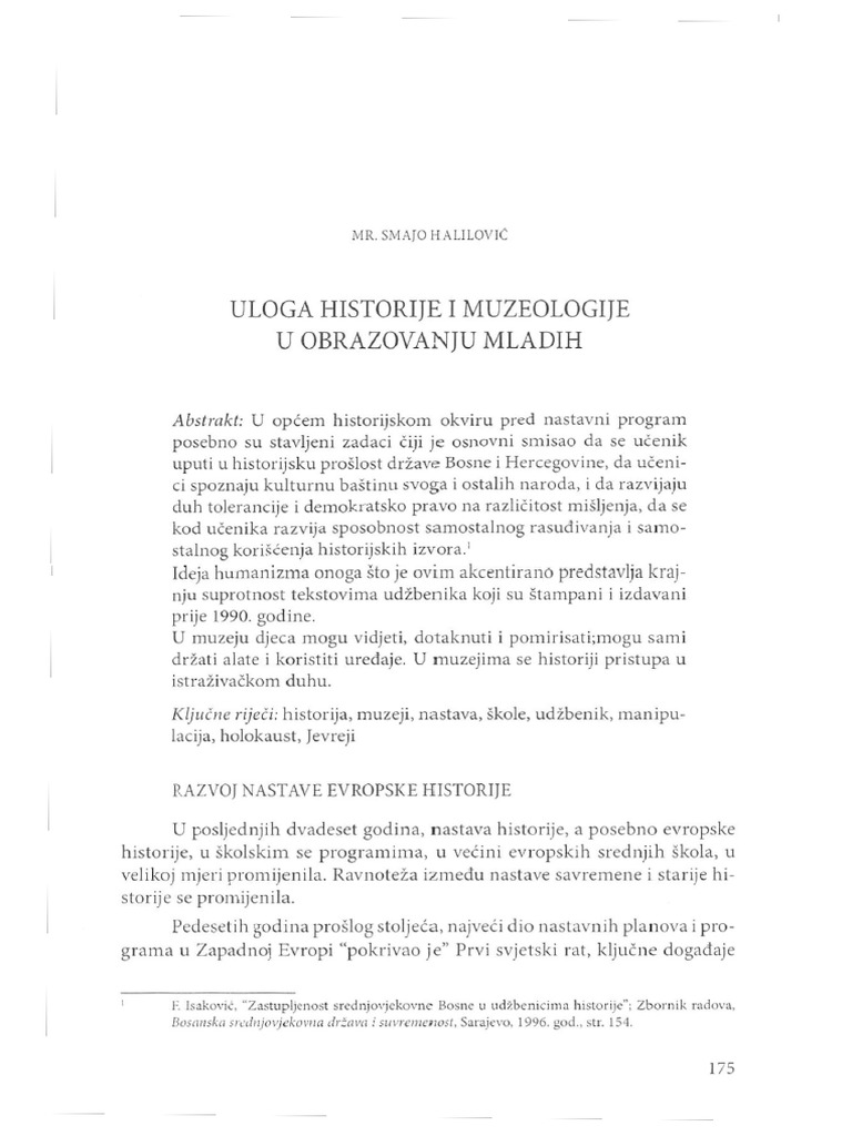 Prilozi 6 Smajo Halilovic | PDF