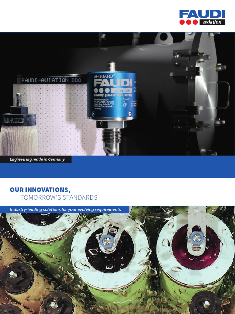 FAUDI Aviation Product Brochure HiRes | PDF | Filtration | Flow Measurement