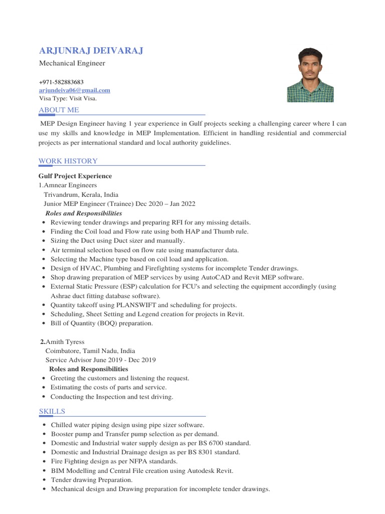 MEP Resume | PDF
