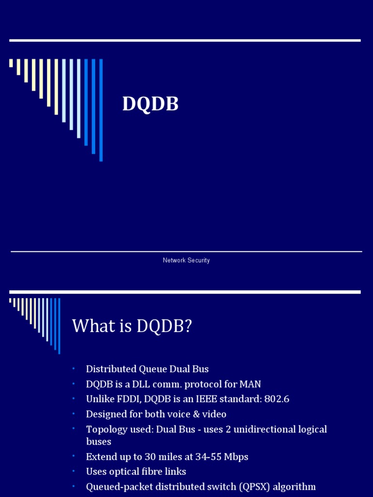 DQDB | Download Free PDF | Computer Network | Data Transmission