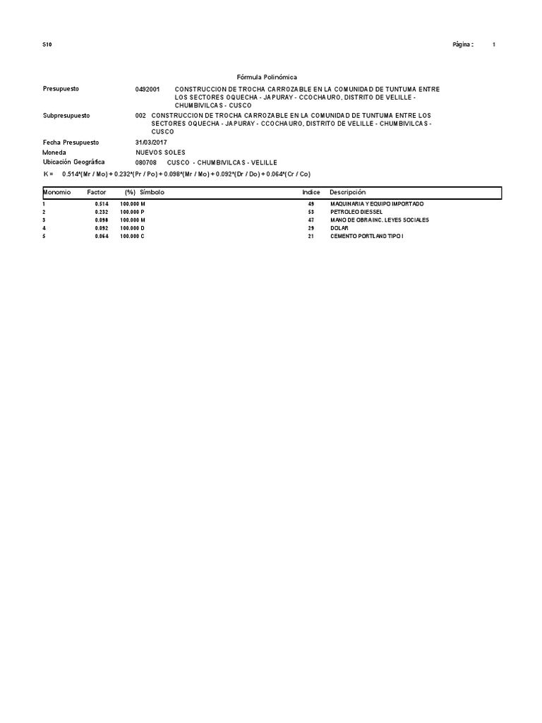 Formula K | PDF