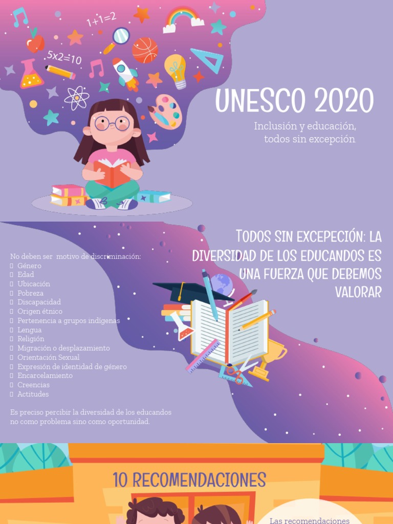47 - UNESCO - Inclusión y Educación Todos Sin Excepción | PDF ...