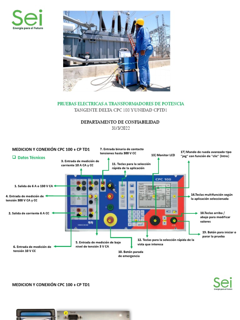Pruebas CPC 100 en Transformadores | PDF