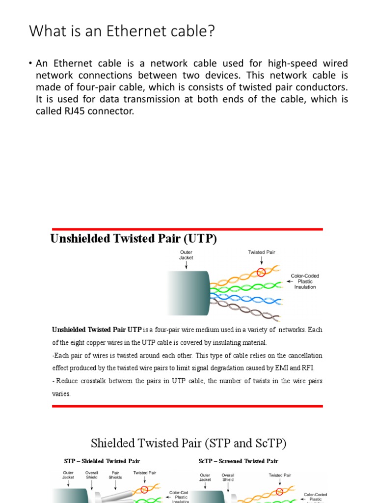 Straight and Cross Cable | Download Free PDF | Computer Network ...