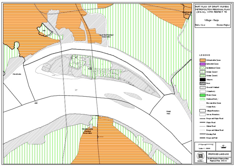 Proposed Land-Use Map For Vasai Taluka | PDF