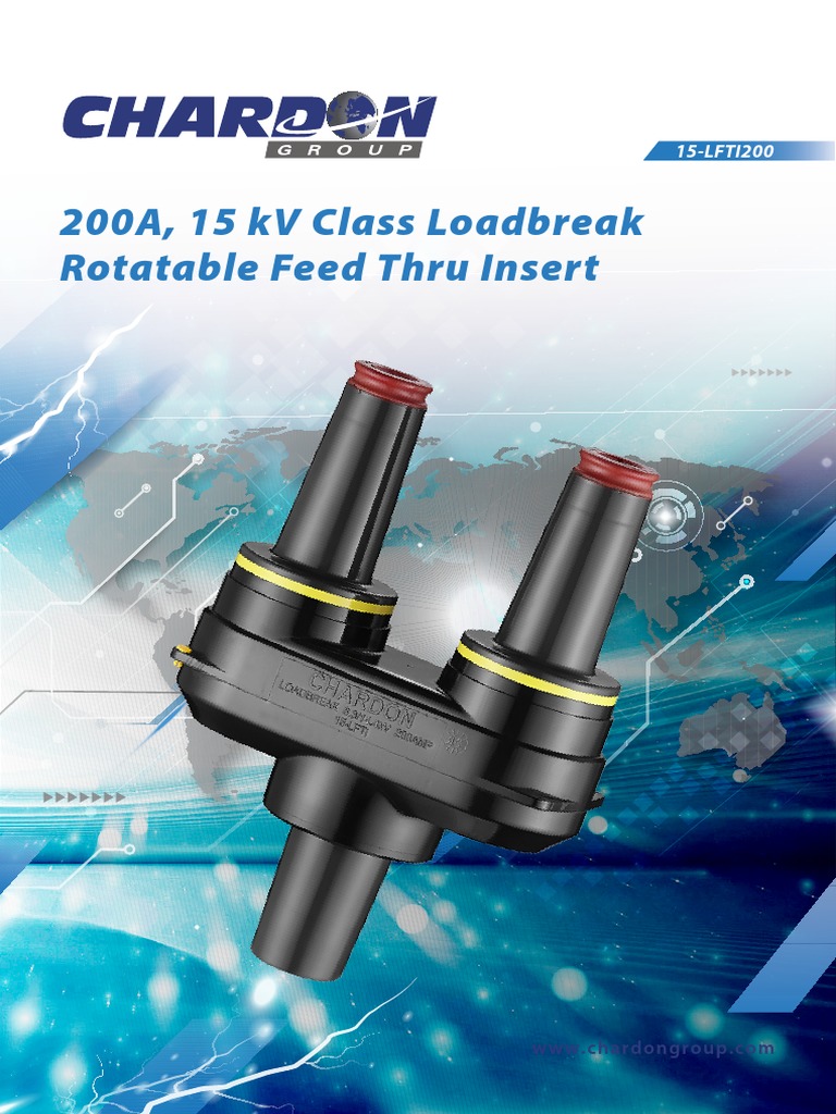 200A, 15 KV Class Loadbreak Rotatable Feed Thru Insert: 15-LFTI200 ...