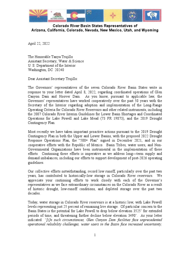 GCD 2022 Operations Letter To ASWS Trujillo 4.22.2022 | PDF | Colorado ...