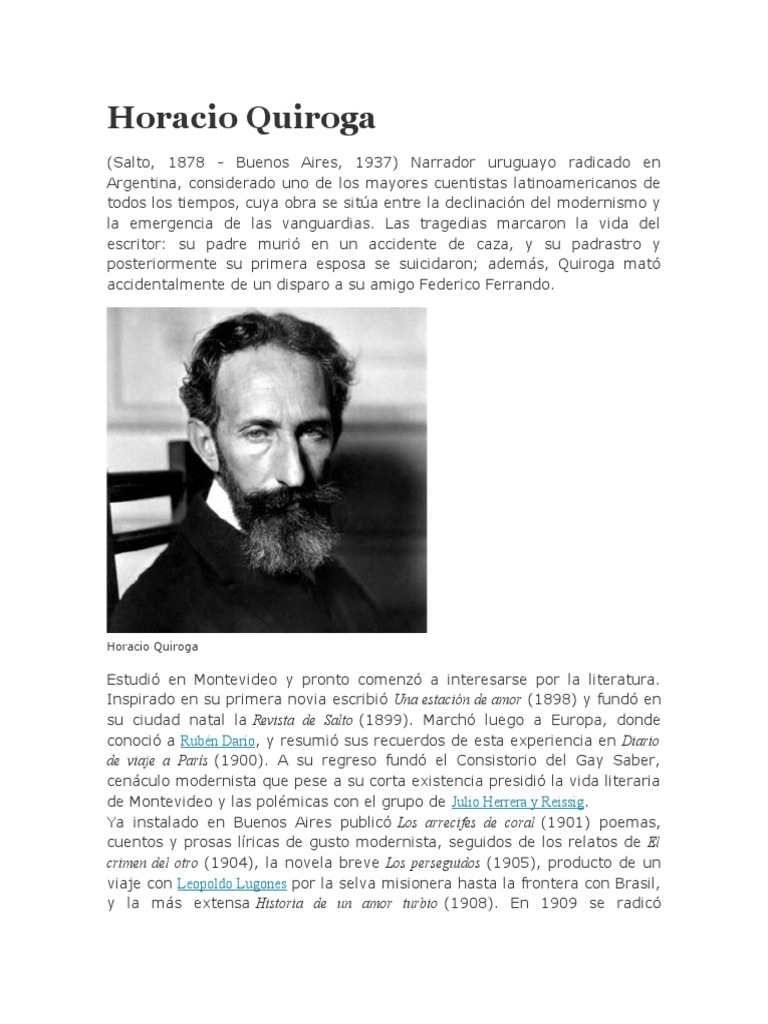 Horacio Quiroga | PDF