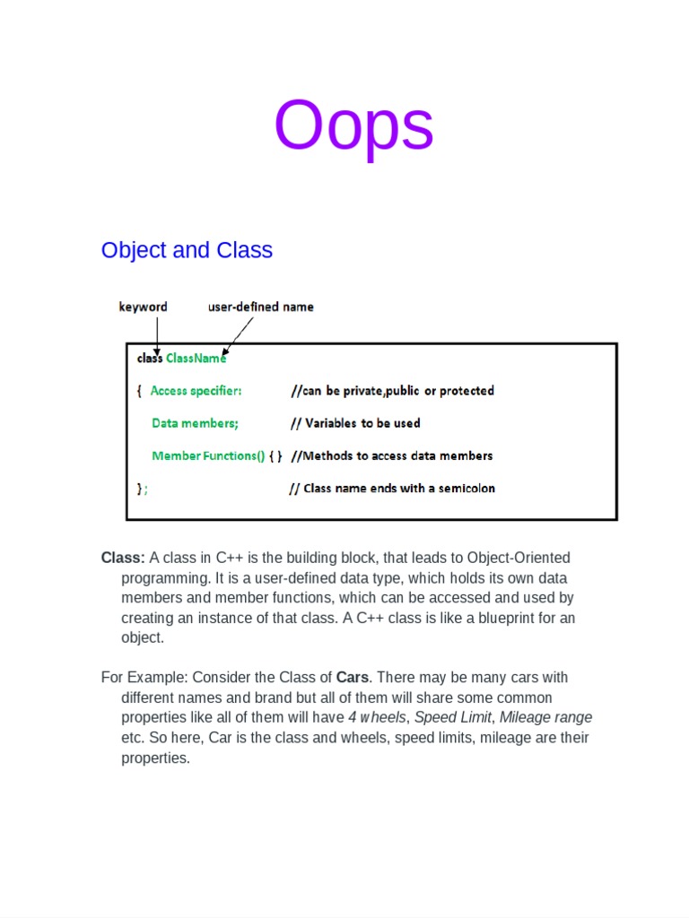 Oops | PDF