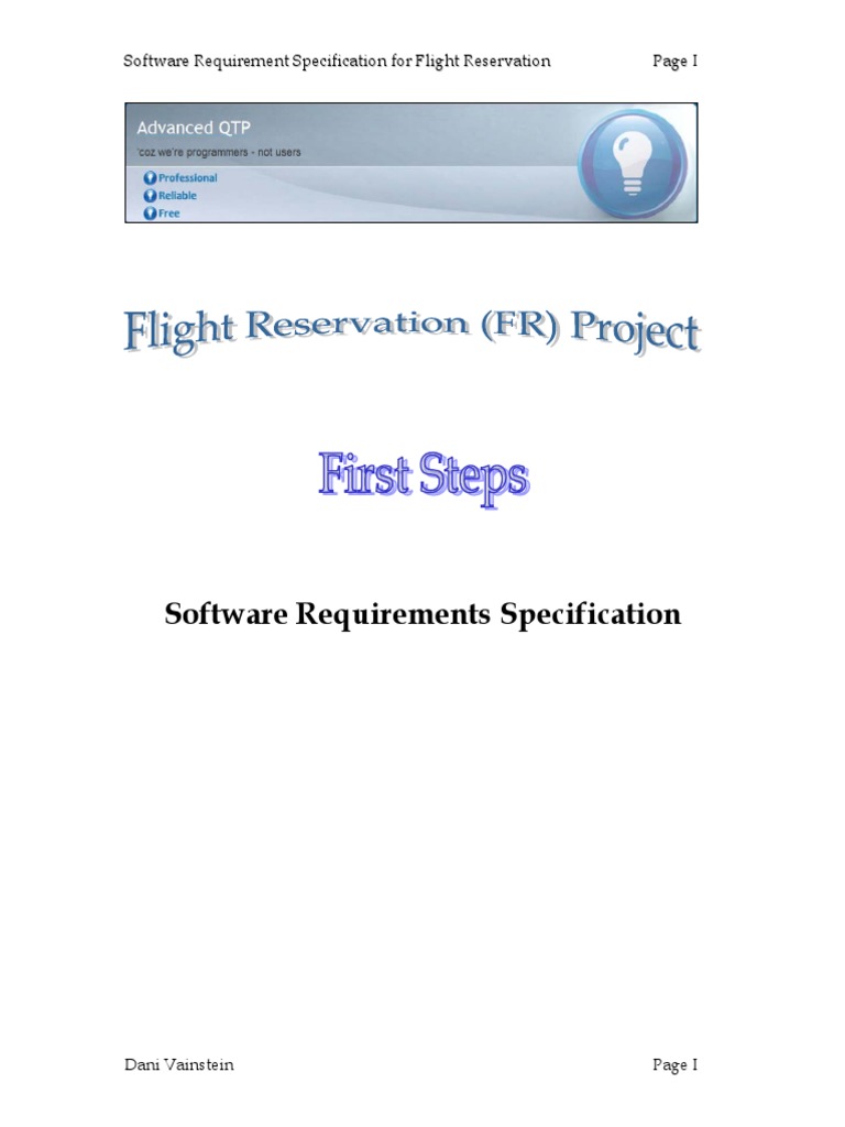 Comprehensive Requirements for a Feature-Rich Flight Reservation ...