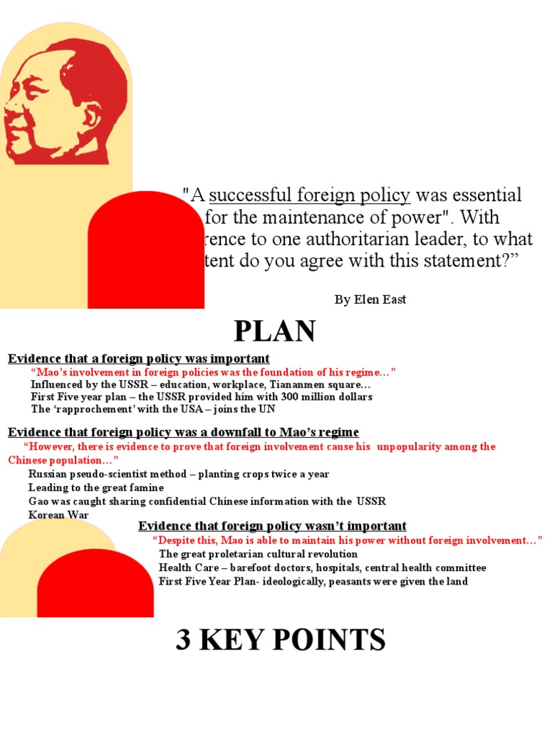 Essay Style Questions and Structure - MAO IB HISTORY | PDF | Mao Zedong ...