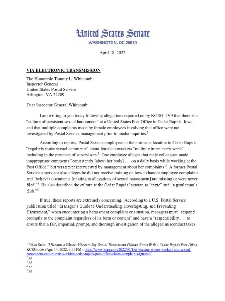 Letter requesting investigation | PDF
