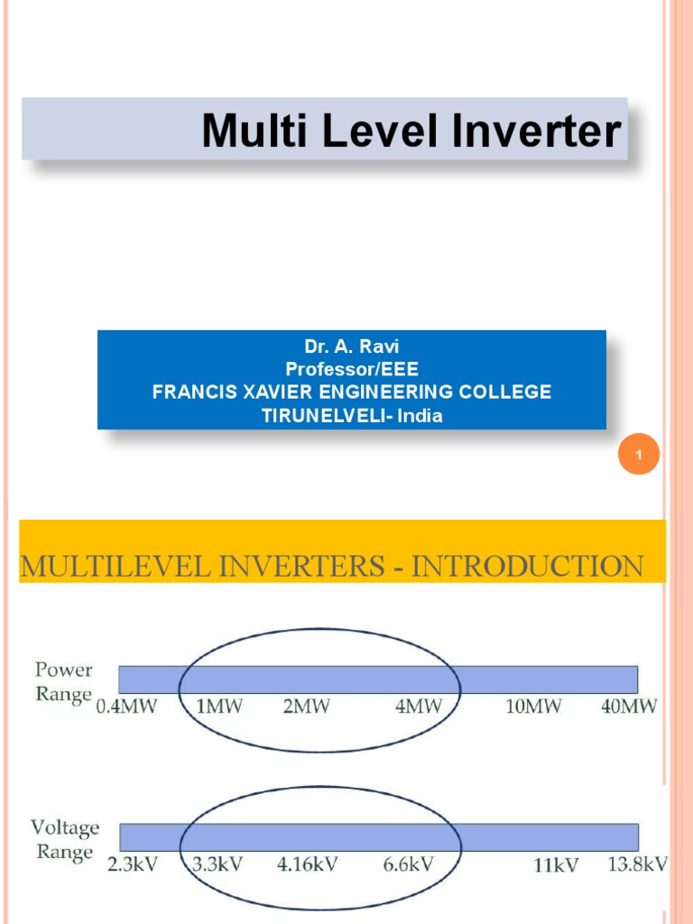 An In-Depth Look at Multi-Level Inverters | PDF | Power Inverter ...