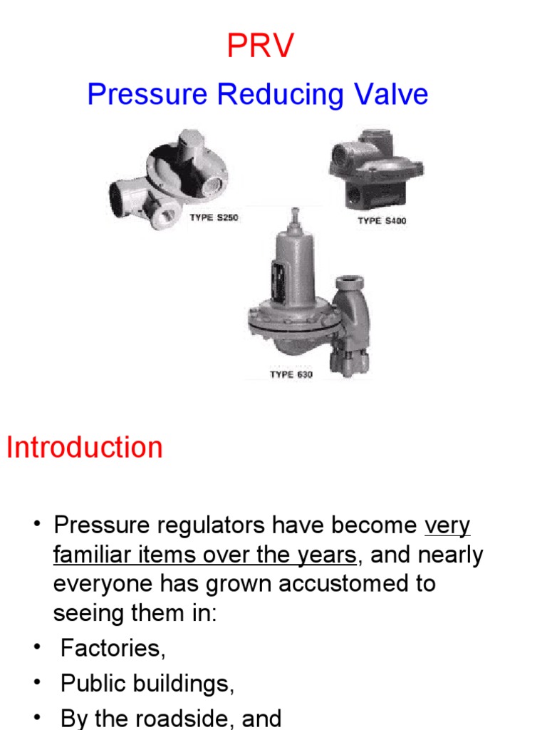 Pressure Reducing Valve | PDF | Applied And Interdisciplinary Physics ...