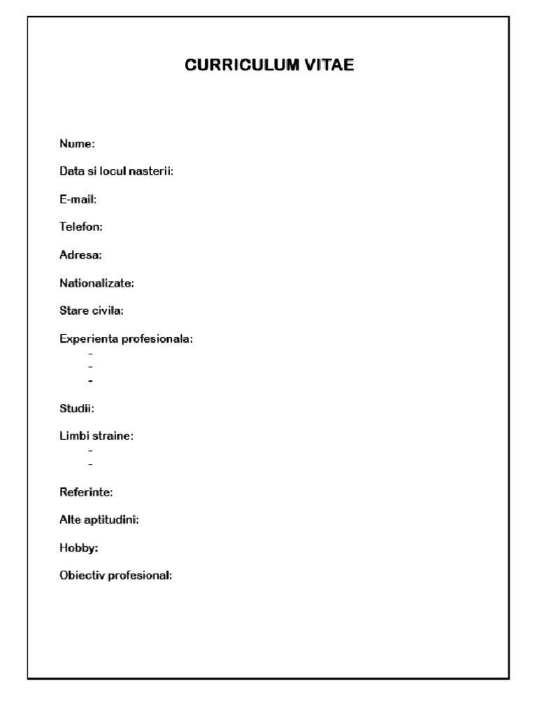 CV Standard Necompletat - JPG | PDF
