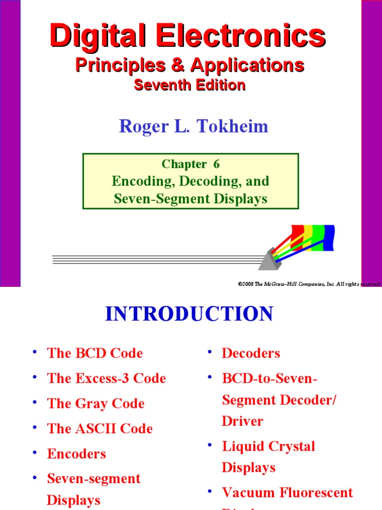 Bab 6 Encoding, Decoding, Dan Display 7 Segmen | Download Free PDF ...