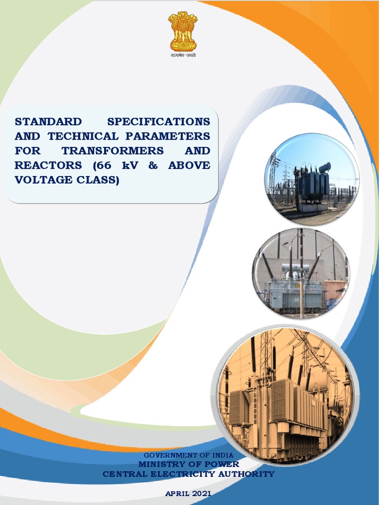 STANDARD SPECIFICATIONS AND TECHNICAL PARAMETERS FOR TRANSFORMERS AND ...