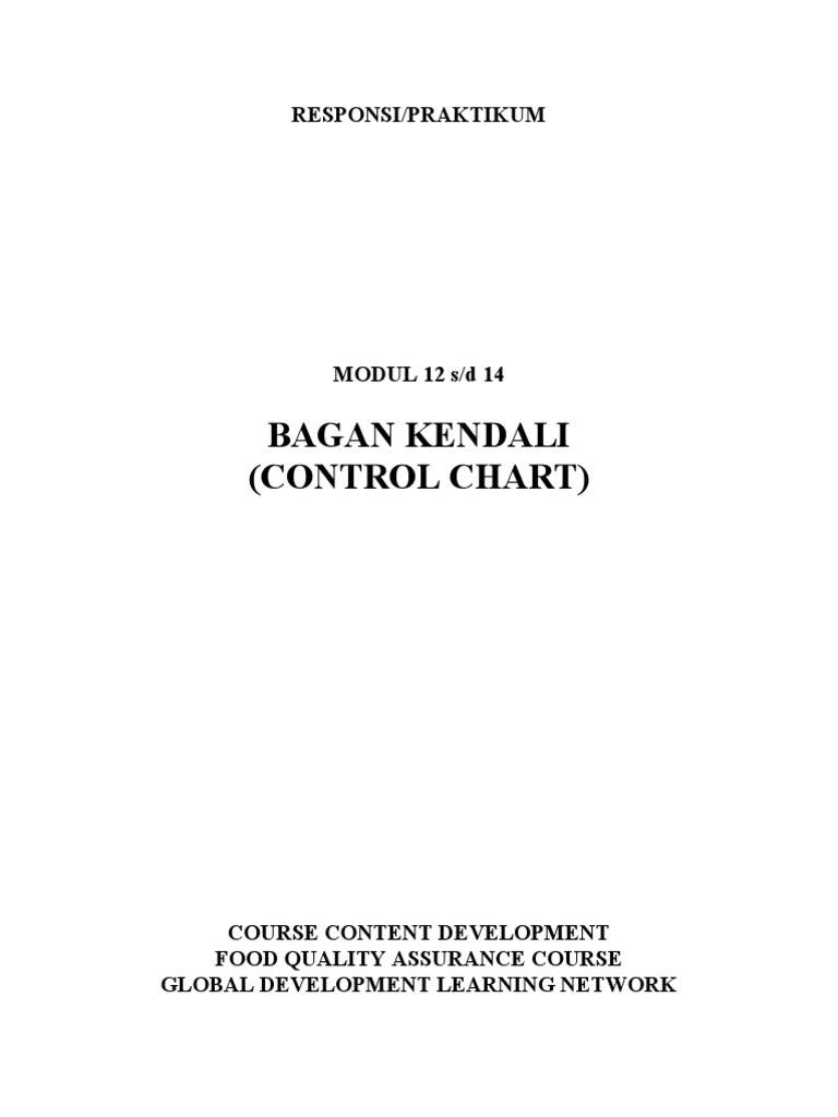 Bagan Kendali Control Chart | PDF